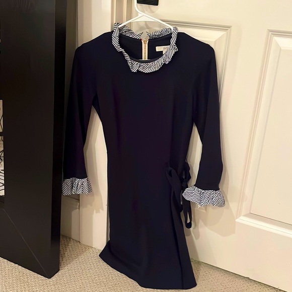1901 | Dresses | 91 Belted Dress With Ruffle Sleeves | Poshmark